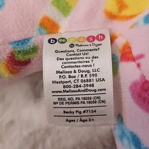 bee posh Meliss & Doug | Toys | Melissa Doug Beeposh Pink Candy Fleece ...